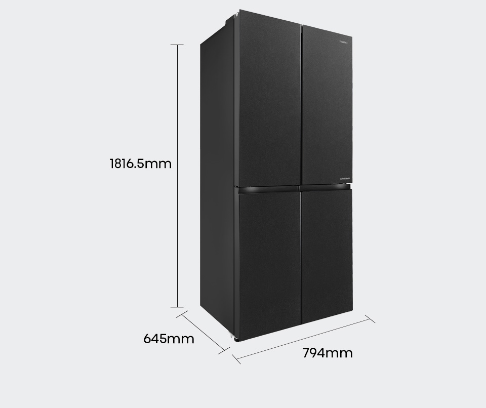 [NEW] Hisense 520L 4 Door Inverter Refrigerator Black / All Zone Active ...