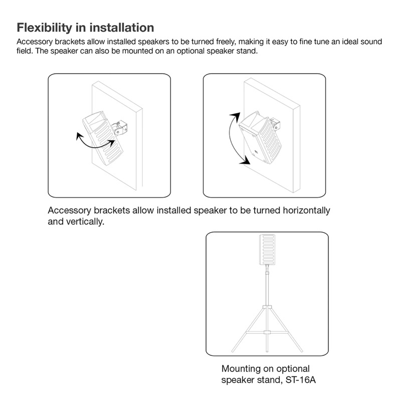 TOA TZ-206W /TZ206B 20W COLUMN SPEAKER | Shopee Malaysia
