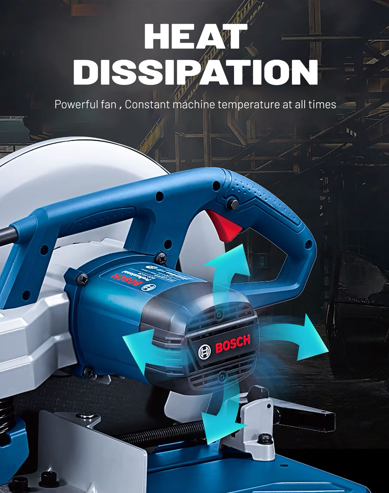 BOSCH GCO 230 Metal Cut Off Saw Cut Off Machine Metal Cutter Mesin ...