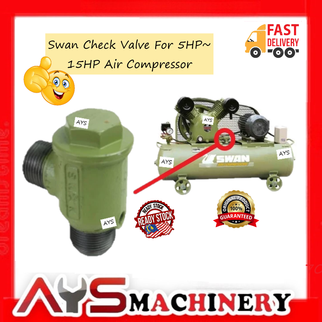 Swan Check valve For 5HP~15HP Air Compressor/Swan check valve Air ...