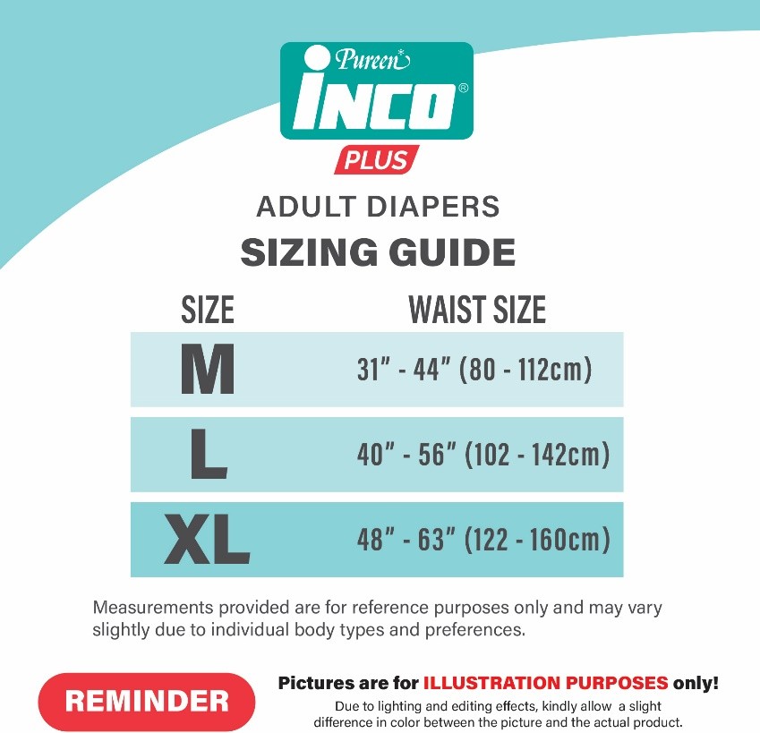[Bundle Deals] Pureen INCO Plus Adult Diapers (4 x 10 Packs) | Shopee ...