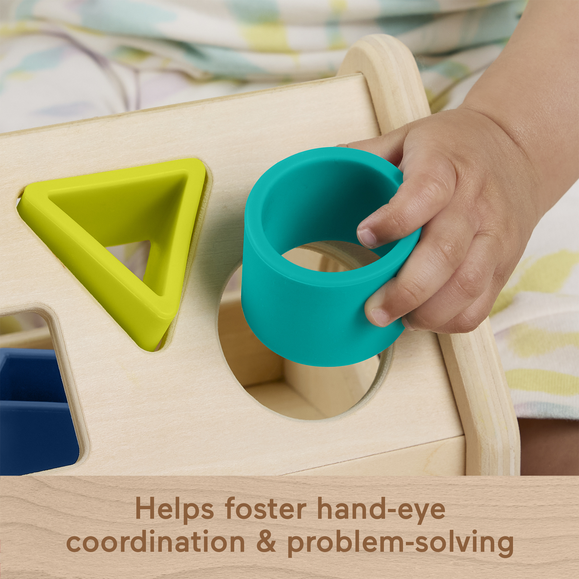 Fisher-Price® Wooden Silicone Shape Sorter (JCY41) | Shopee Malaysia