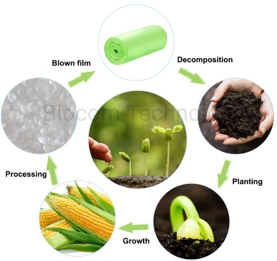 Assorted Sizes Biodegradable Compostable Singlet Bio Bag Made From Corn ...