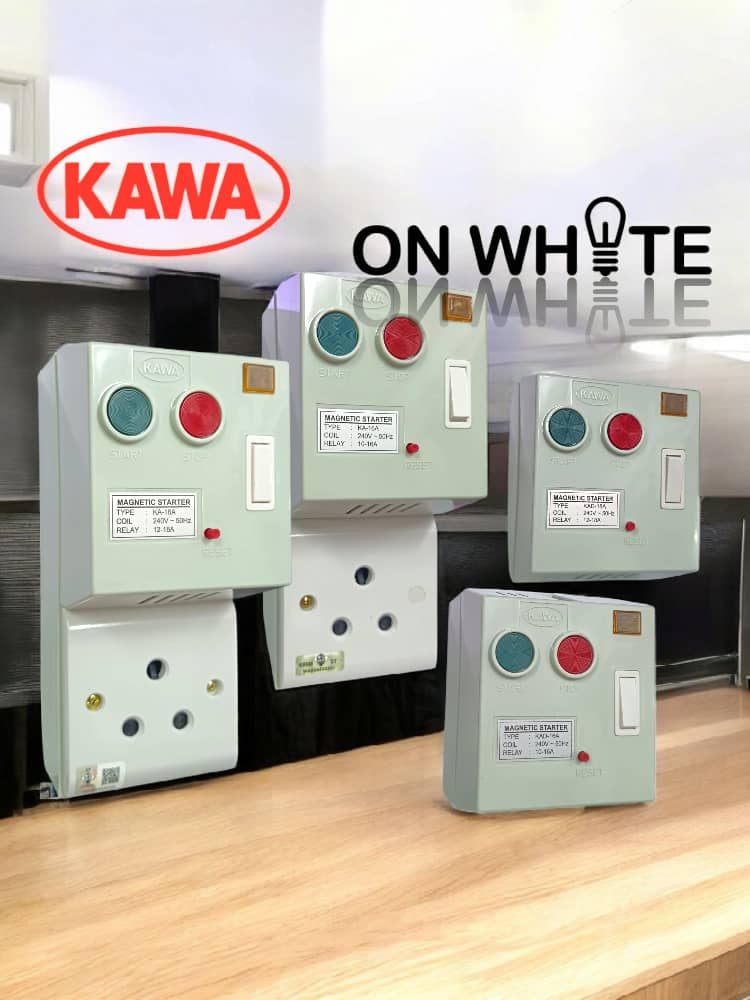 ORIGINAL KAWA AIRCOND STARTER FULL RANGE 16A 18A DOL STARTER MAGNETIC ...