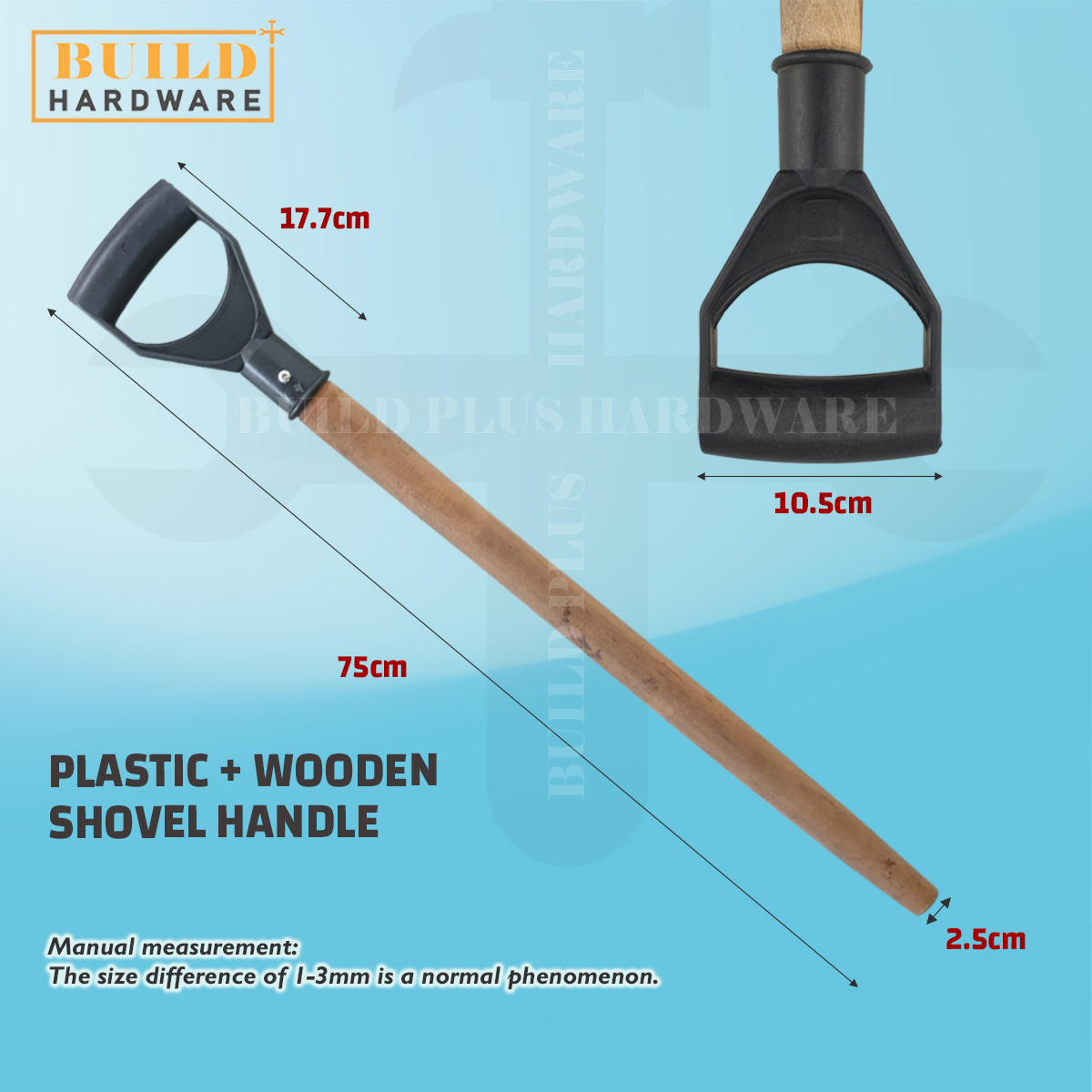 Sharp Shovel / Plastic & Wooden Handle Cangkuk Pasir Kebun SKOP 塑料+木柄 ...