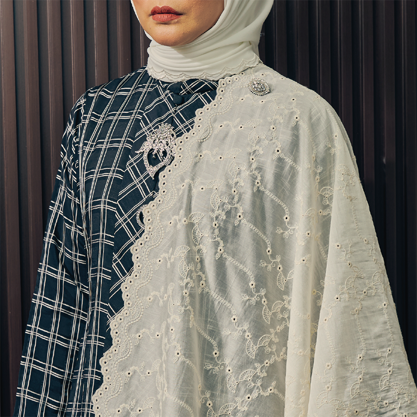 UMMA Mahsuri Tencel Embroidery Selendang | Shopee Malaysia