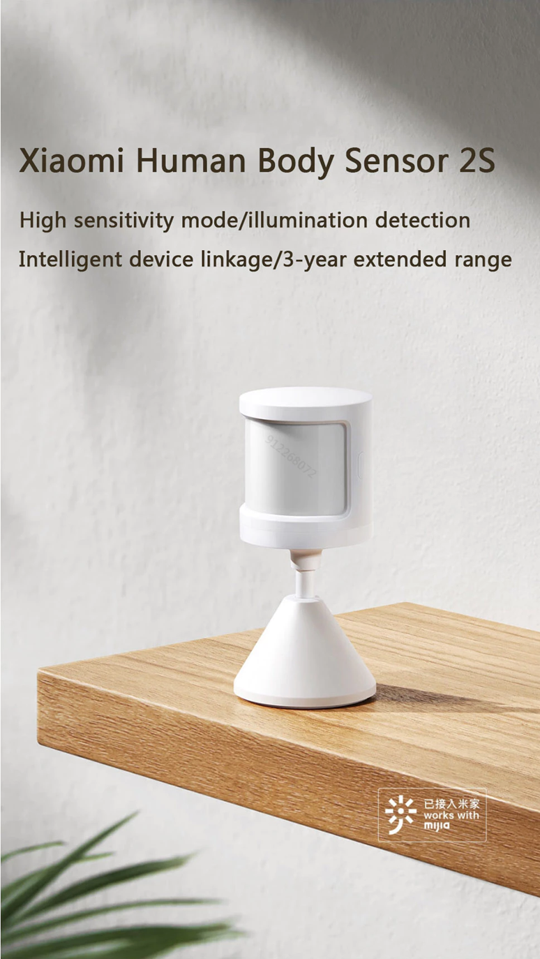 Xiaomi Human Body Sensor 2S Motion Sensor | Sensitivity luminance ...