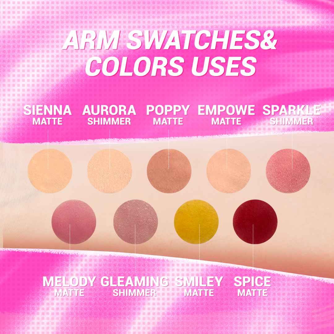 [Limited Edition] DAZZLE ME X SmileyWorld Cosmic Eyes Eyeshadow Palette ...