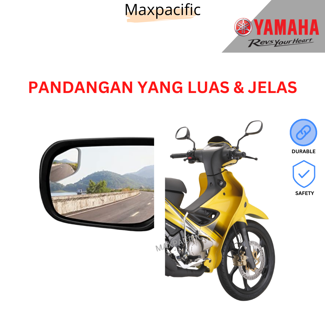 Yamaha Side Mirror RXZ LC135 125zr Y110 Ego Nouvo SRL110 FZ150i SRL115 ...