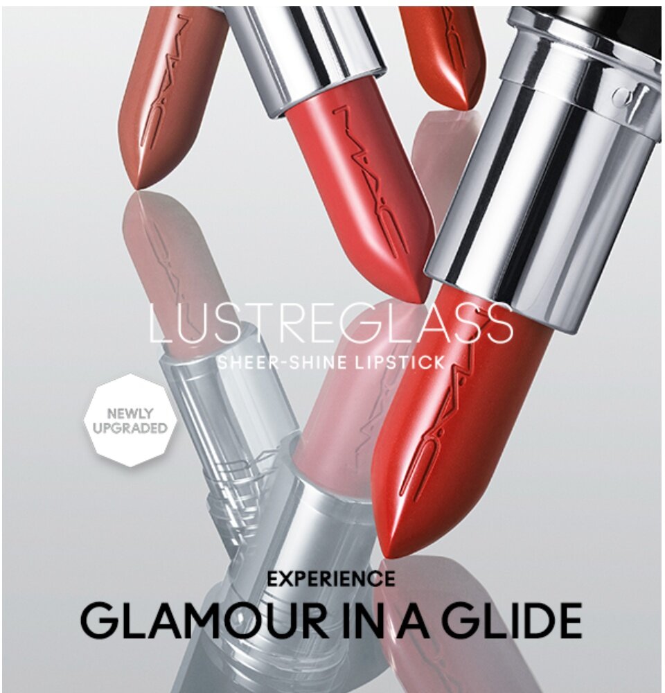 MAC Lustreglass Sheer Shine Lipstick Sheer And Shiny Long Wear Finish ...