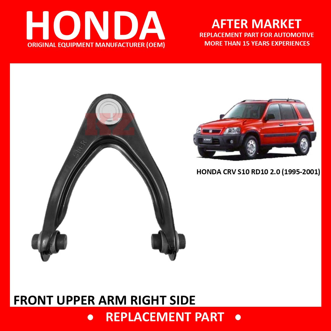 HONDA CRV S10 RD1 2.0L (1995 - 2001) - 2 IN 1 SET - FRONT UPPER ARM | Shopee Malaysia