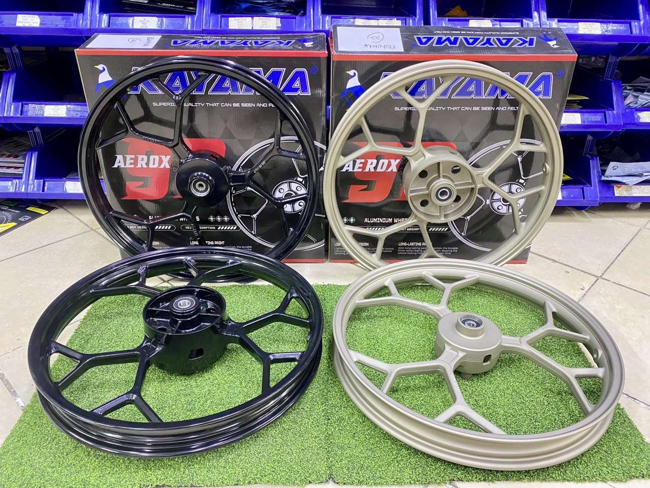 SPORT RIM KAYAMA AEROX THAI DESIGN COPPER / BLACK 160 / 160 - 17 Y16ZR ...