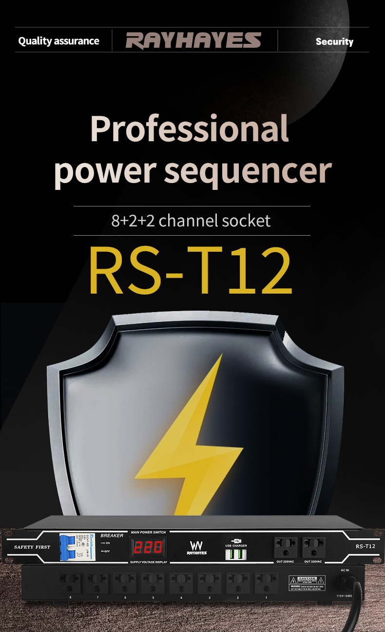 RAYHAYES 10-Channel Power Switch Controller with Digital Volt Meter ...