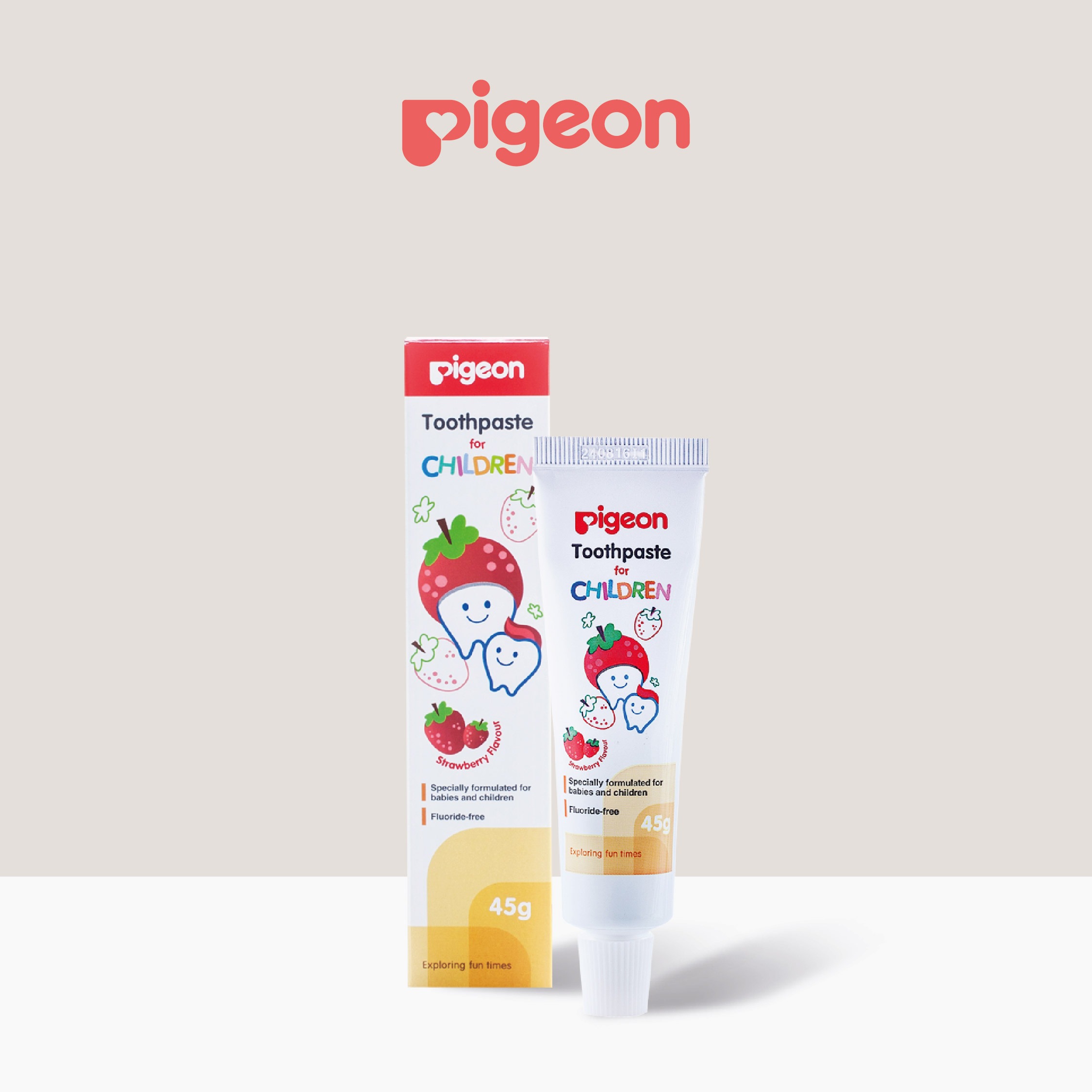 Pigeon Children Toothpaste Strawberry PG07855 （ 45g ) | Shopee Malaysia