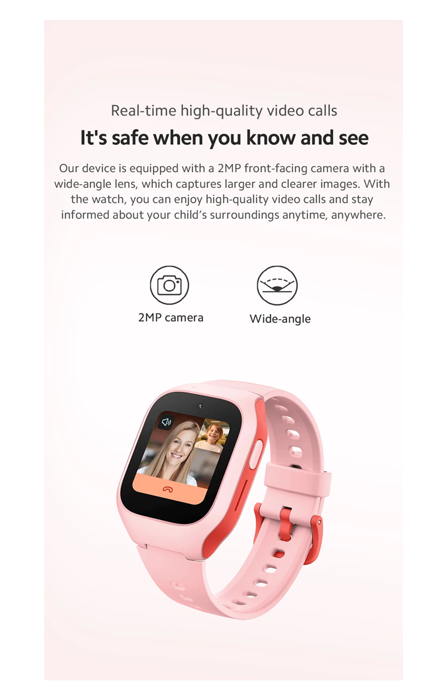 Xiaomi Smart Kids Watch | Video calls and family group chats | GPS ...