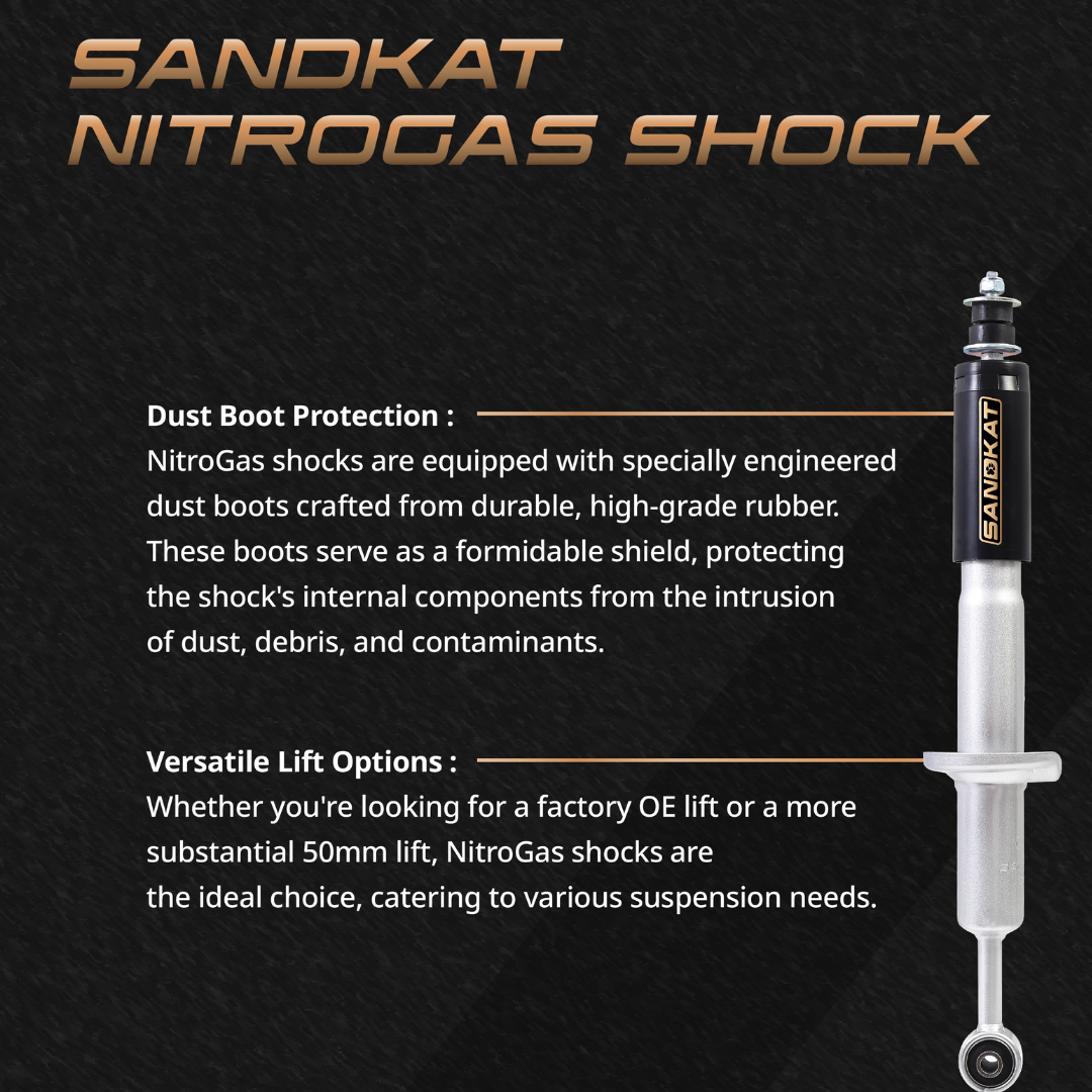 SANDKAT Mitsubushi Pajero V Series Leaf Spring Version Nitrogas Type ...