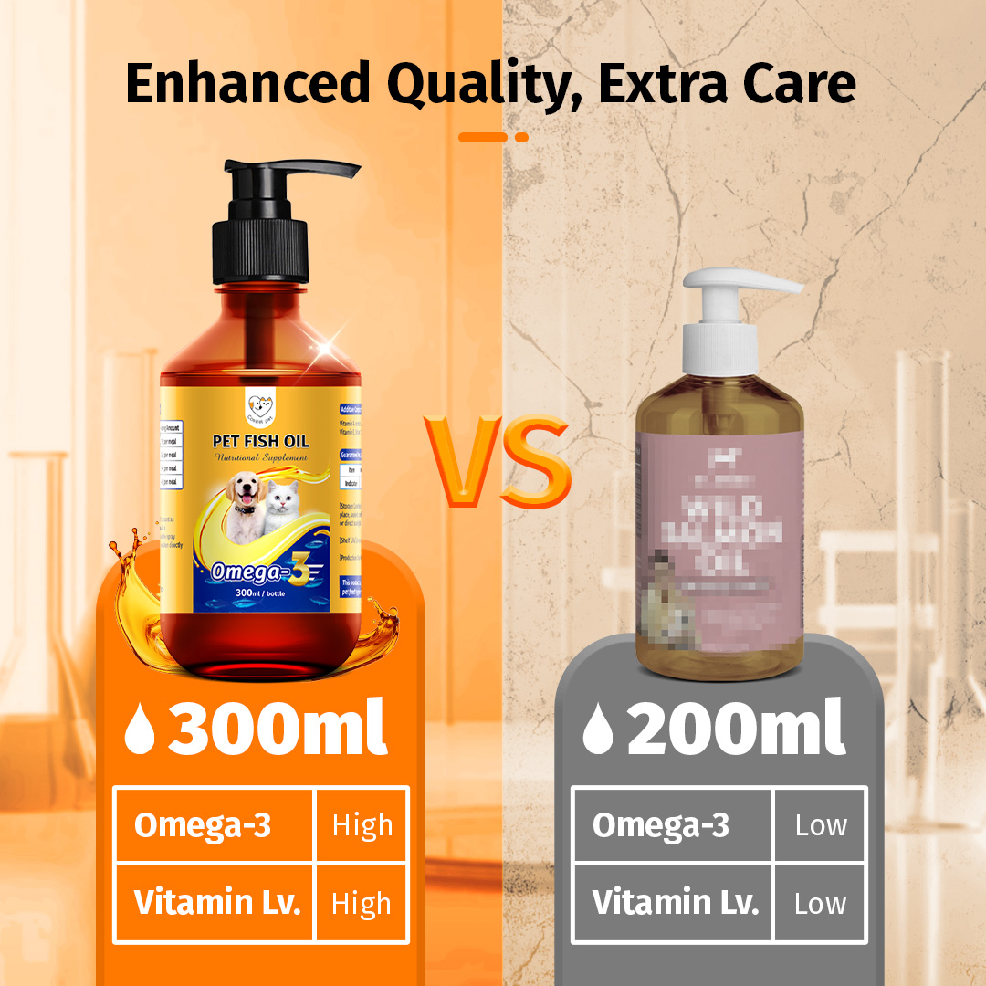 Cassiel Pet Salmon Fish Oil With Omega 3 Vitamin For Skin And Hair For ...