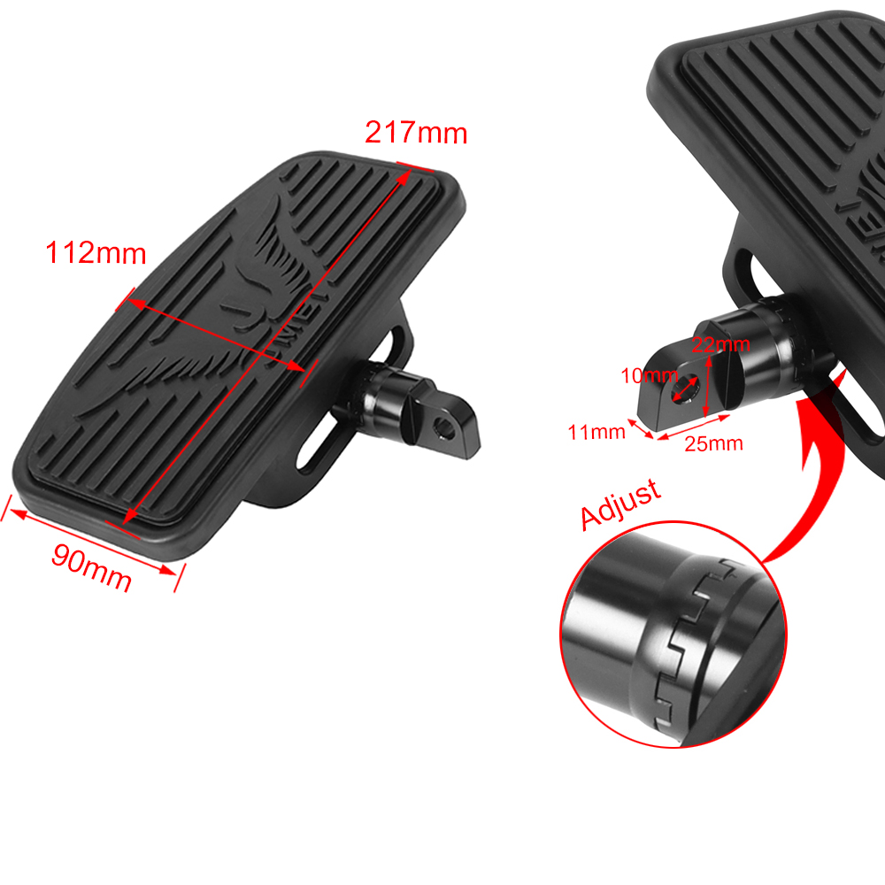 Motorcycle foot rest harley floor board adjustable tapak kaki foot rest ...