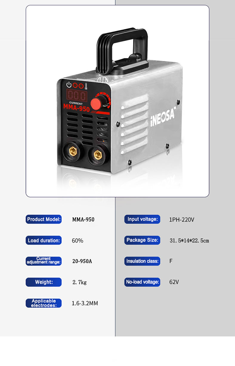 MMA-950 Portable Welding Machine Mini IGBT Inverter Household Electric ...
