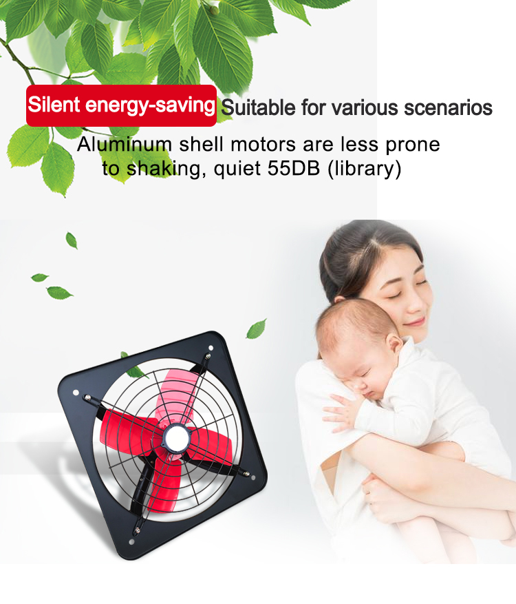 Portable Exhaust Fan 8-20 inch Wall Type Light Duty Industrial Kitchen ...