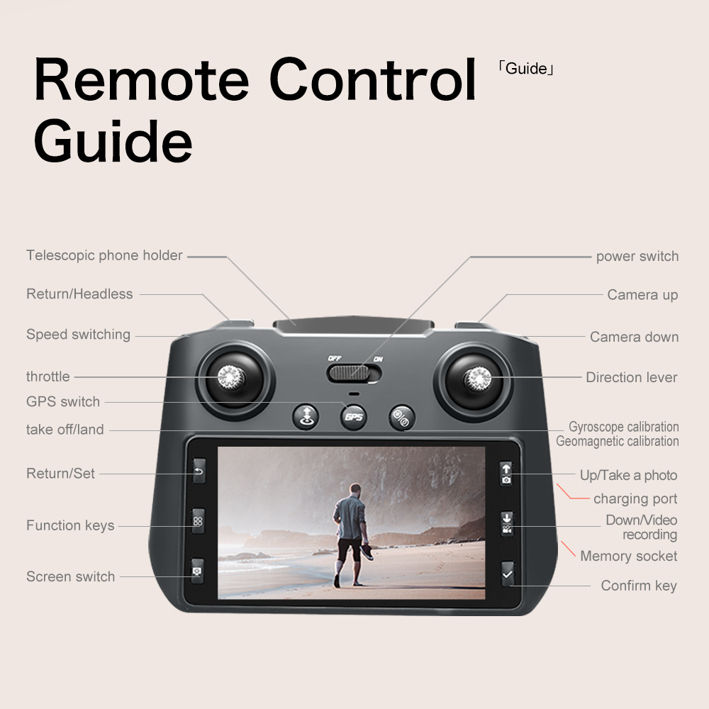 New XT808 MAX Drone Screen Display 5g Optical Flow Gps Folding Drone ...