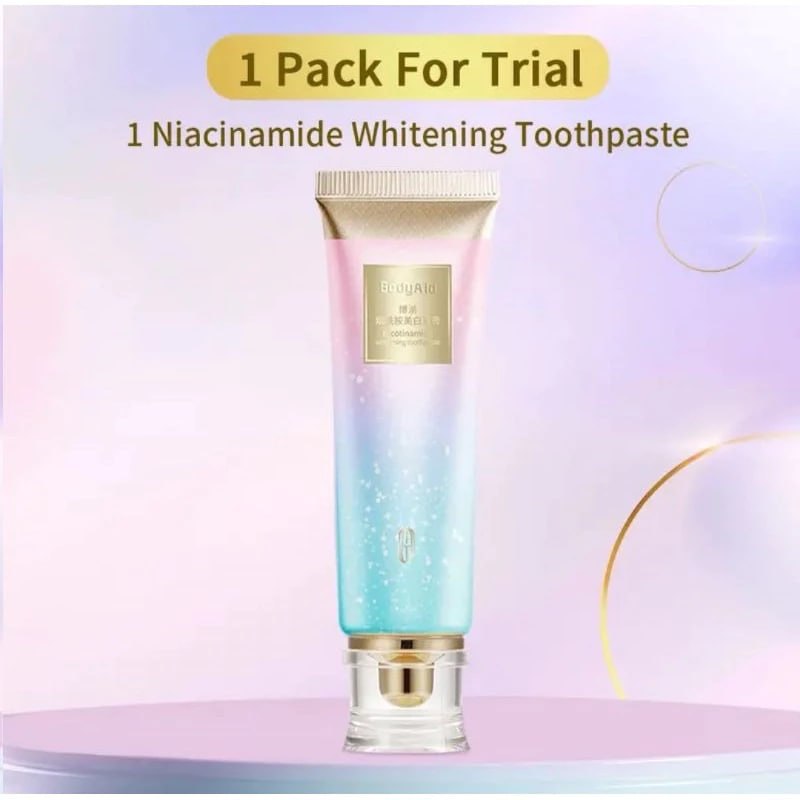 BODYAID TOOTHPASTE WHITENING TEETH GOLD GUM | NIACINAMIDE | Shopee Malaysia