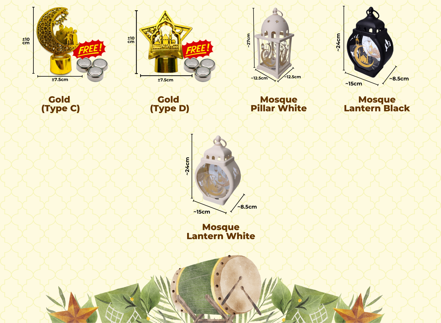 SUPERSAVE Raya LED Flameless Candle Light Mini Magic Lamp Decorations ...