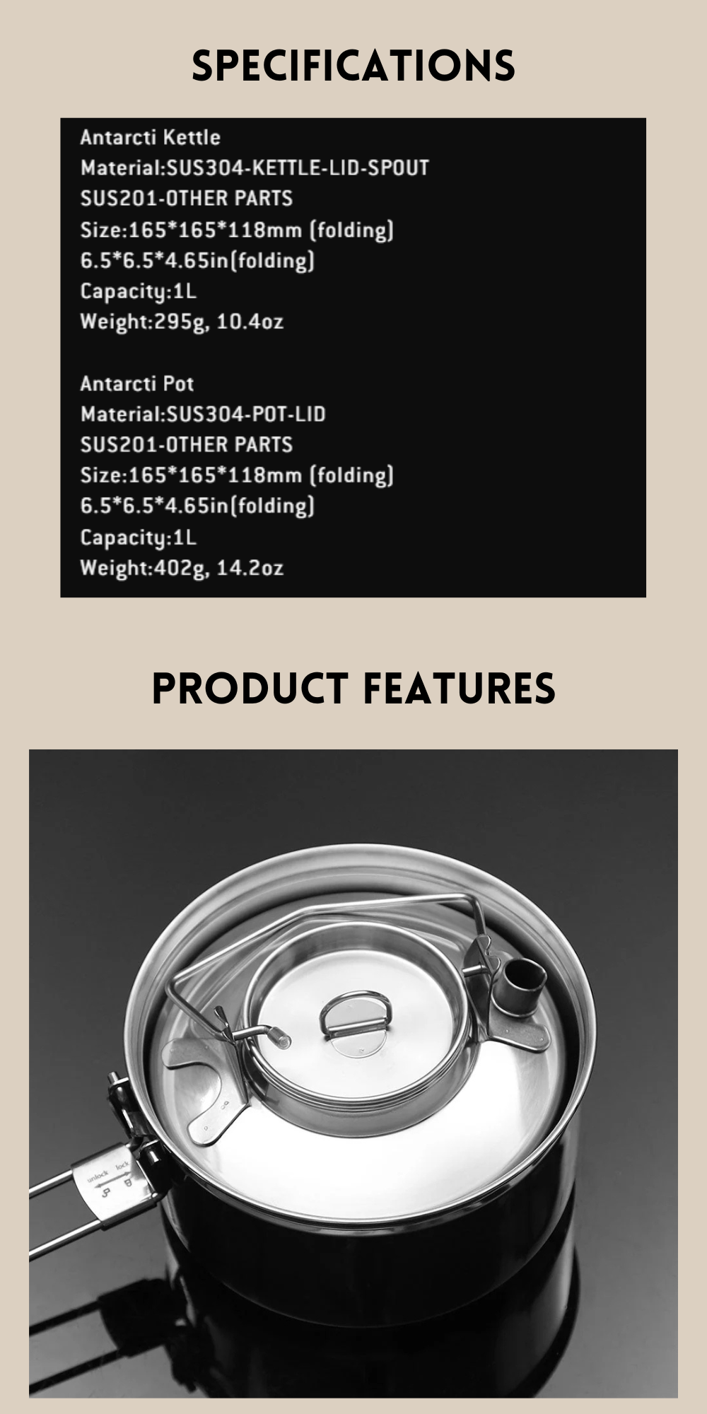 FIREMAPLE Antarcti Stainless Steel Cookware | Shopee Malaysia