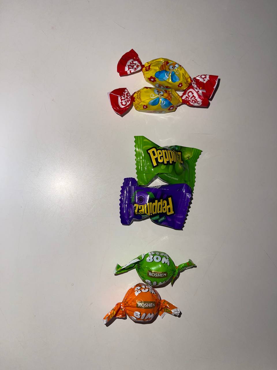 ROSHEN 3 CANDIES BIM BOM CRAZY FRUITY BEE PEPPINEZ COMBO SWEET CANDIES ...