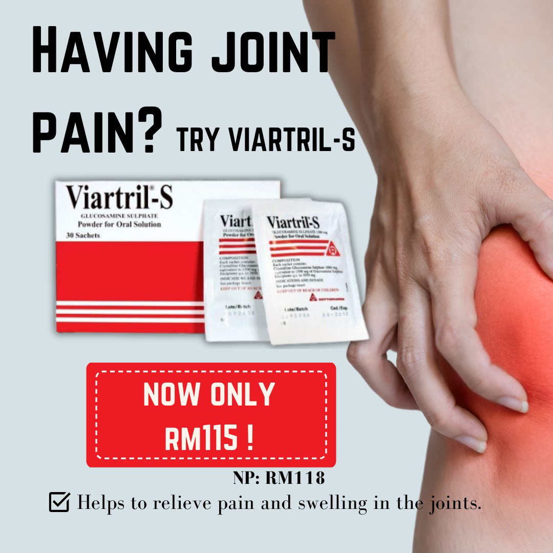 [ORIGINAL] Viartril-s 1500mg Powder sachet 30 bags original product ...