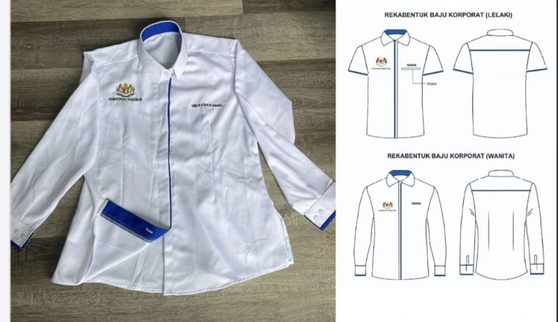 BAJU KORPORAT KPM TERBARU 2025 | Shopee Malaysia