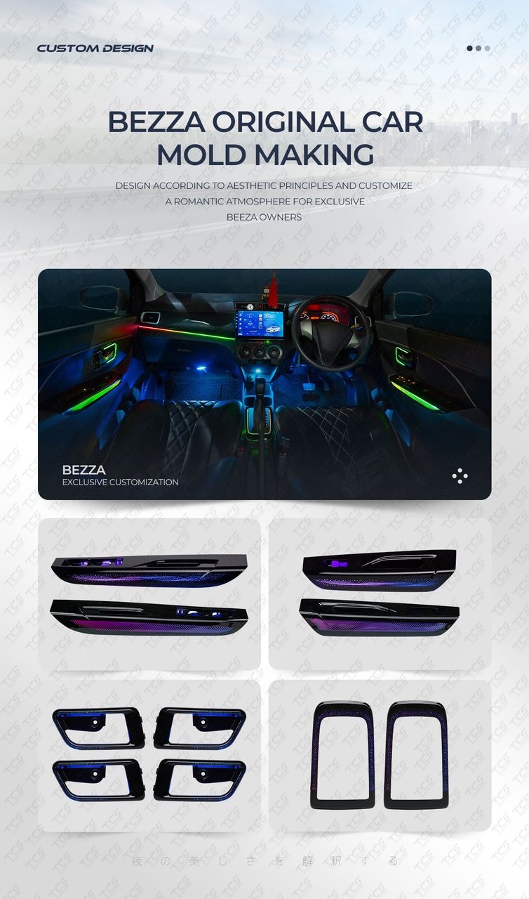VE PERODUA BEZZA 2016-2025 CAR ATMOSPHERE AMBIENT LIGHT AI VOICE ...