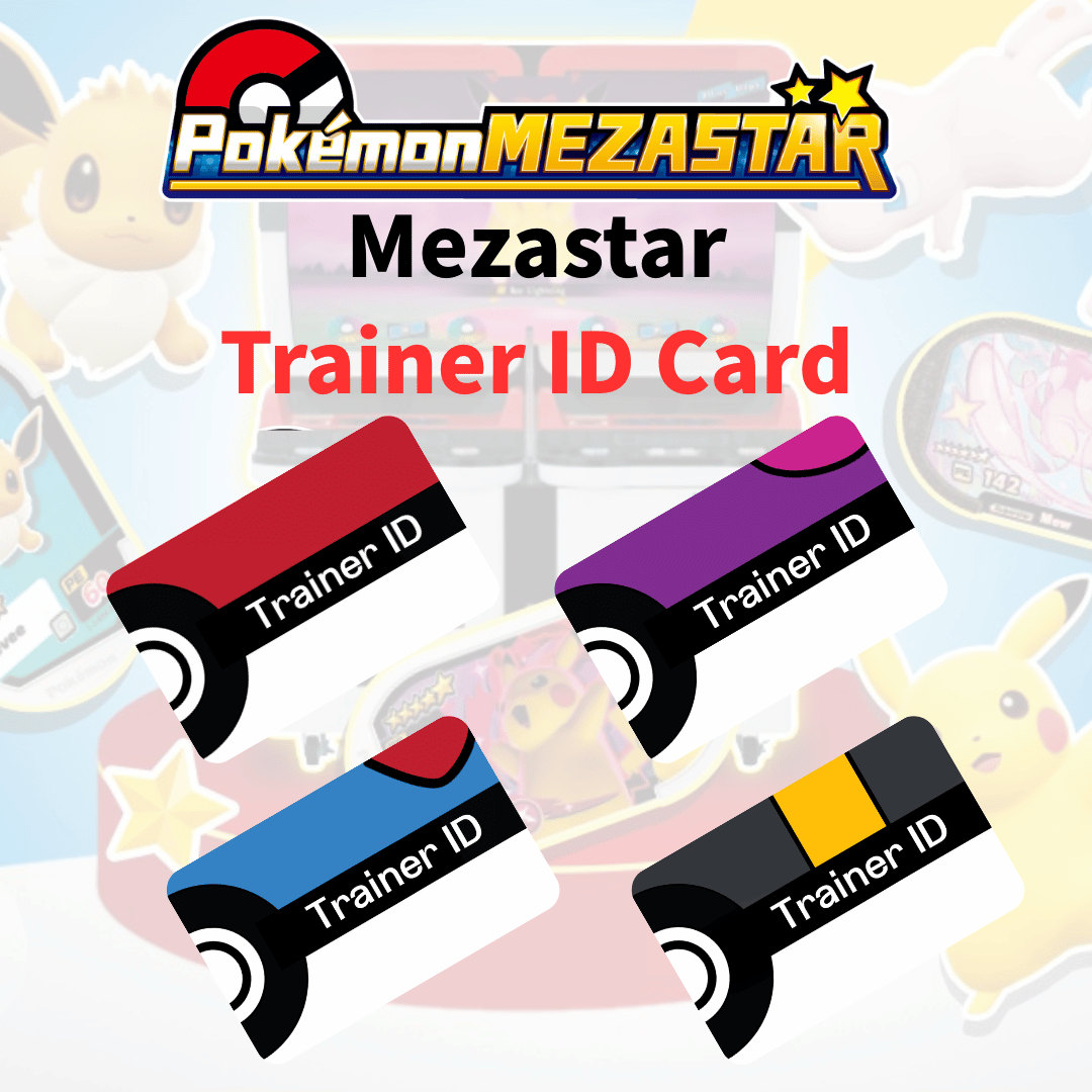 Mezastar Trainer ID Card Custom Made - Pokemon Mezastar | Shopee Malaysia