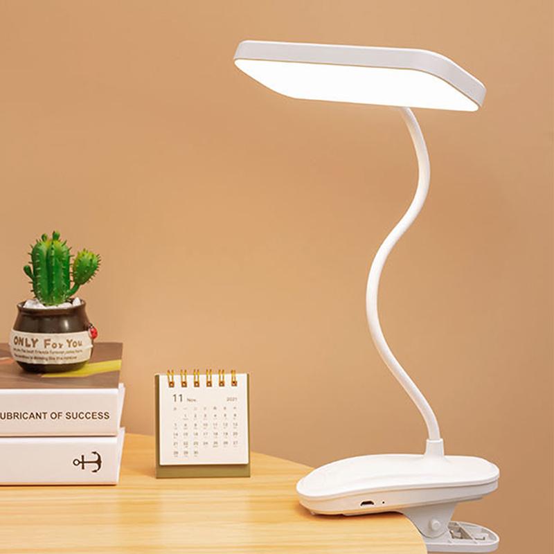 Clip Table Lamp Desk Lamp Table Light For Study USB Plug LED Table ...