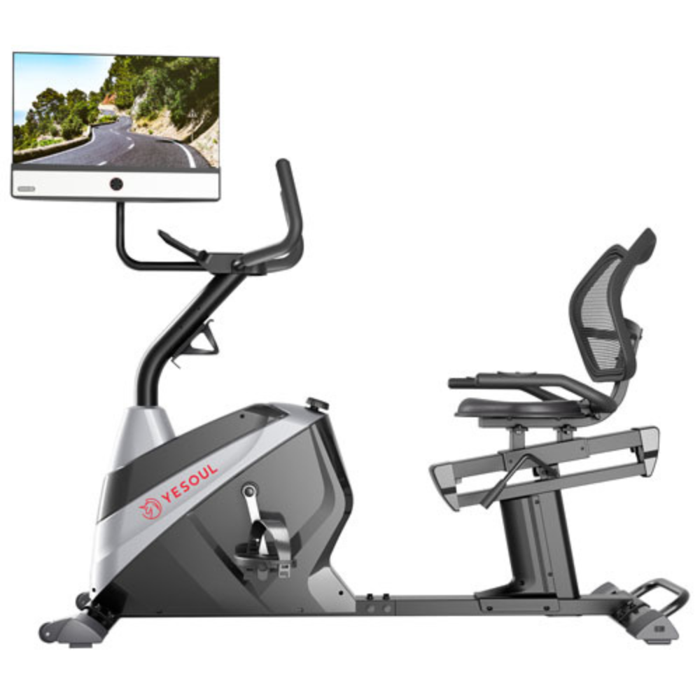 Yesoul J1 PLUS-T Recumbent Bike with 21.5" Smart Screen / J1 Indoor ...