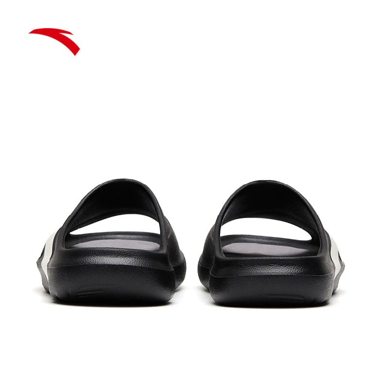 ANTA Women Beach Slippers 1224B8511-4 -BLACK/GREY/IVORY WHITE (Slippar ...