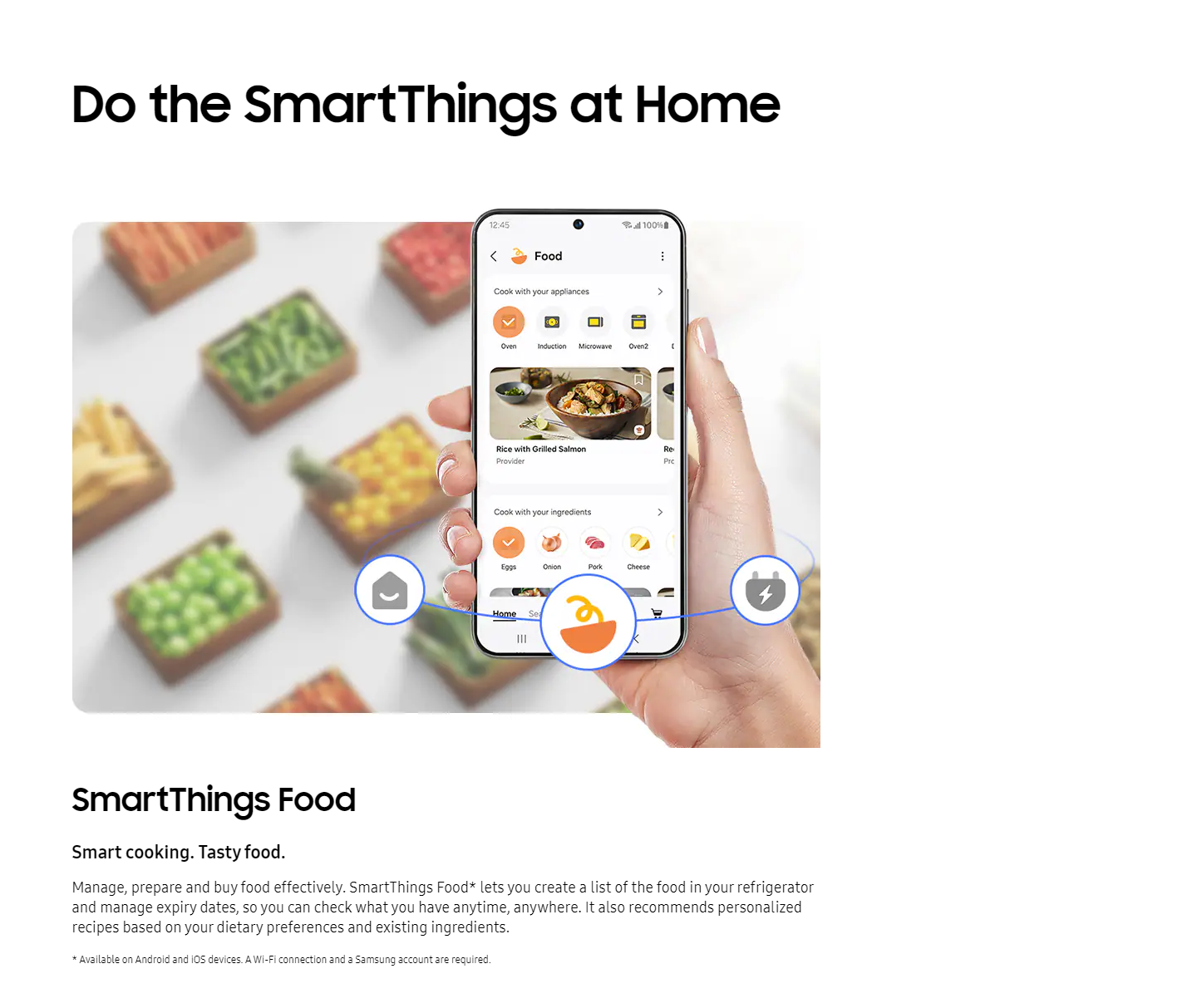 Samsung 617L Refrigerator SBS - SmartThings AI Energy Black ...