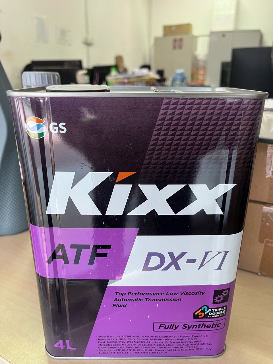 100% KIXX ATF DX-VI FULLY SYNTHETIC AUTO TRANSMISSION FLUID 4 LITRE DEXRON 6>>L252444TE1 ...