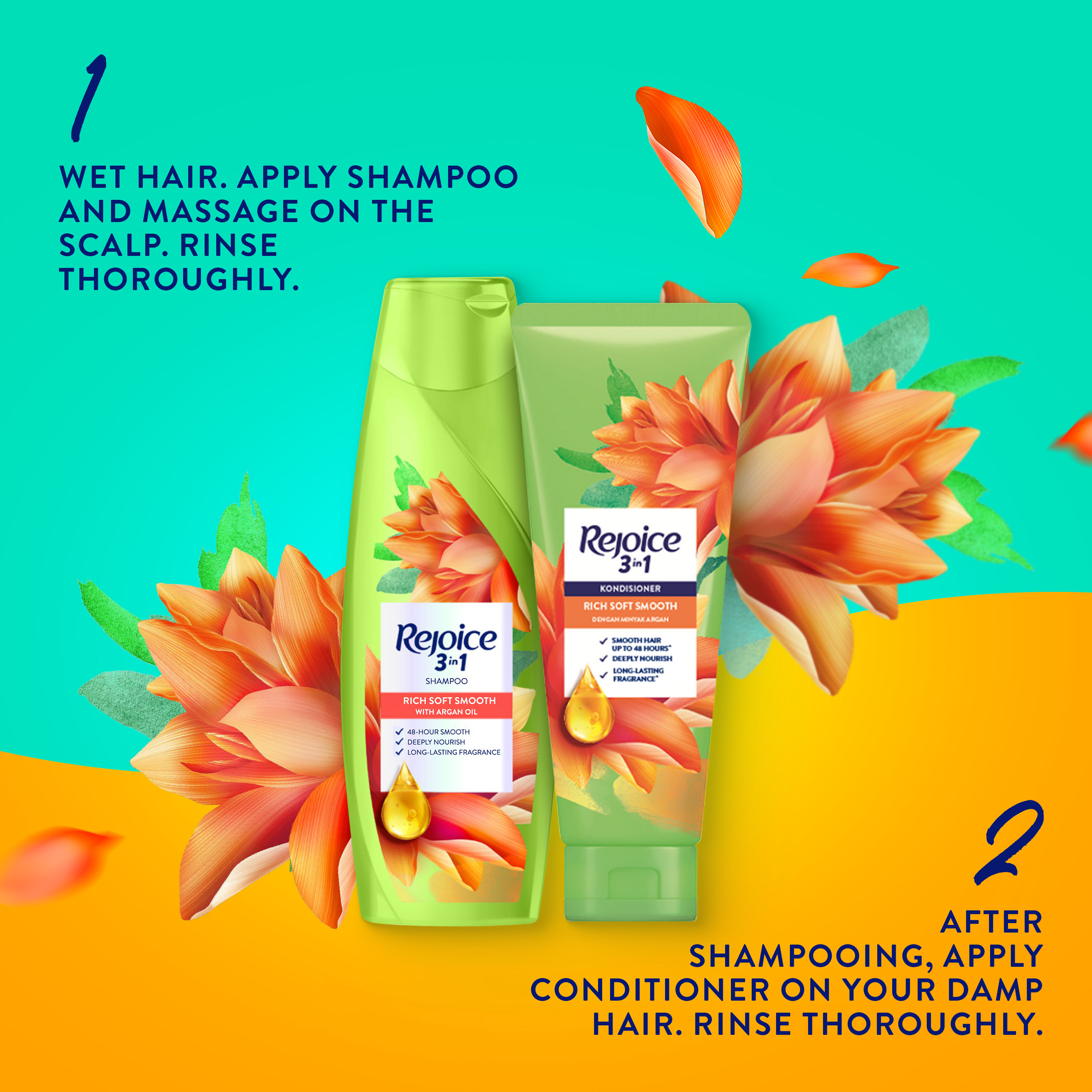 Rejoice 3In1 Rich Smooth Shampoo 320ml | Shopee Malaysia