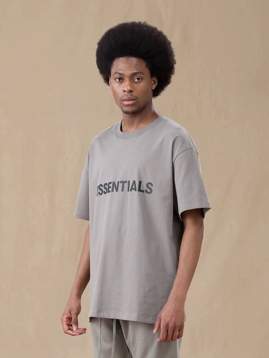 ESSENTIALS 100% original fashion trend men and women T shirts loose ...
