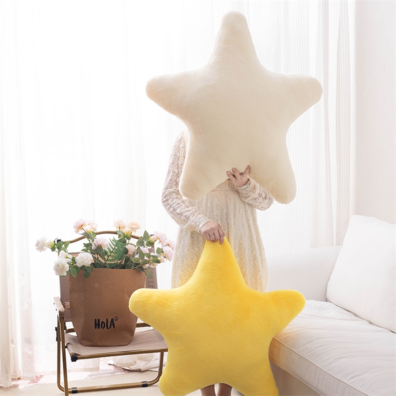 Five-Pointed Star Cushion Pillow Star Pattern Pillow Super Soft and Cute Plush Toy | Shopee Malaysia