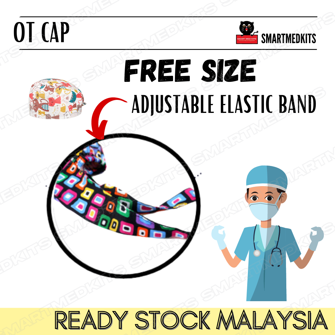 Operation Theatre OT Cap 100% Cotton Adjustable/ Surgical Cap / Dental ...