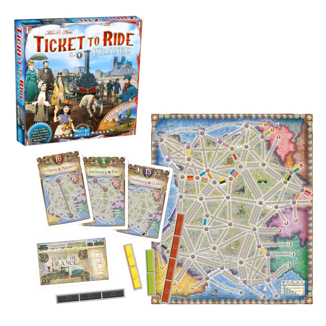 Ticket To Ride France Board Games Card Games for Kids Family Game ...