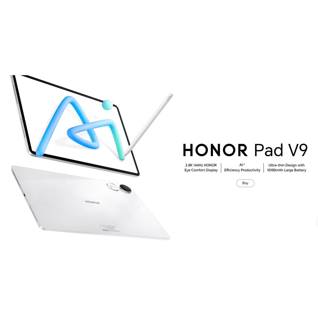 Honor Pad V9 Wi-Fi Tablet | 24GB (12+12)GB RAM + 256GB ROM | Original ...