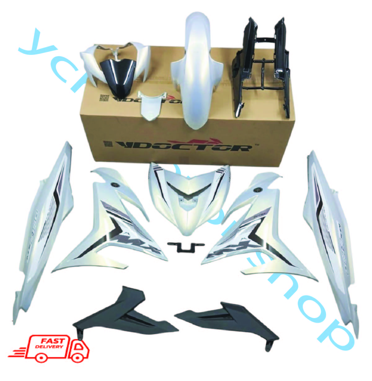 YAMAHA Y15 Y15ZR V2 Y15 V2 Y15 ZR V2 DOCTOR NEW DESIGN BODY COVER SET ...