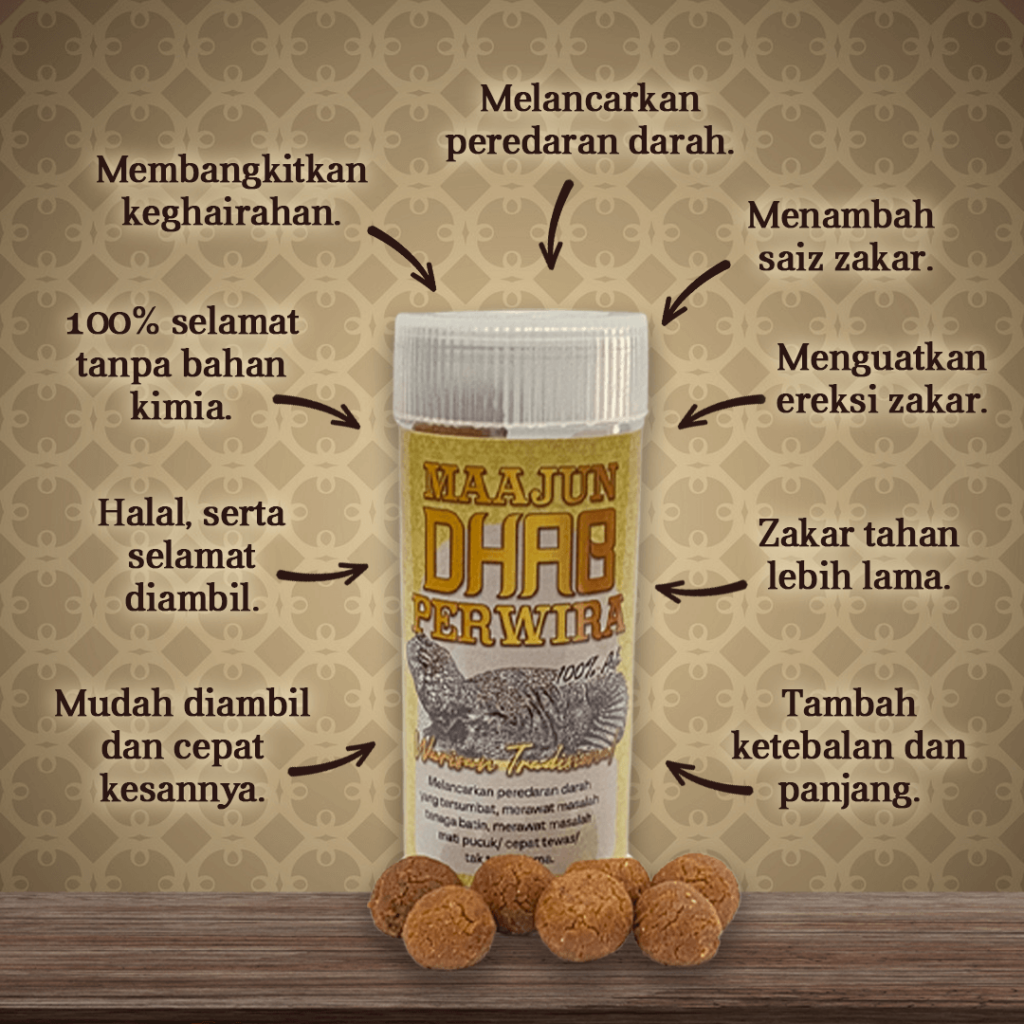 Maajun Dhab Perwira Original | Supplement Herba Untuk Tenaga & Kesihatan Lelaki | Shopee Malaysia