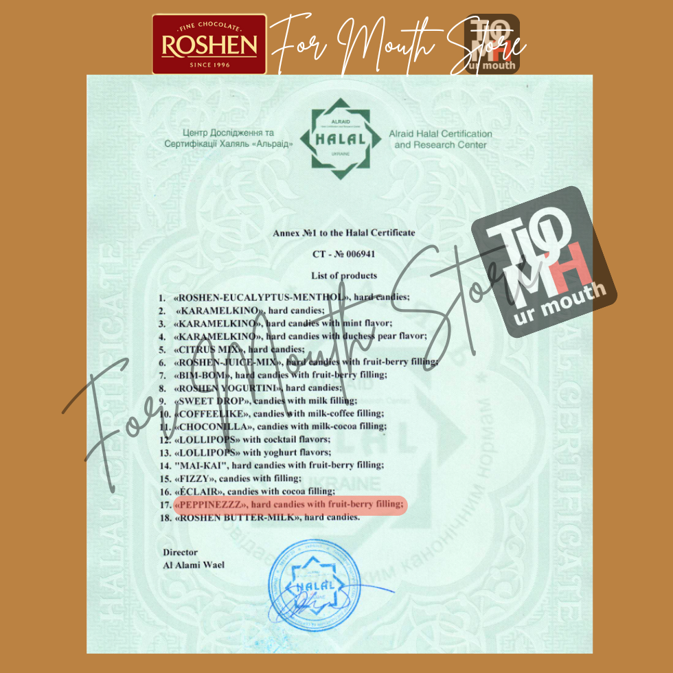 Roshen Peppinez Sour Candy Harga Murah Kilang Peppinezz Sour Candy ...