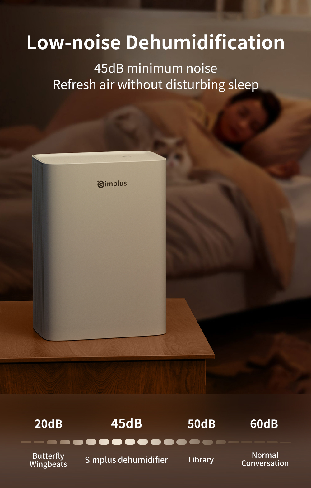 Simplus Air Dehumidifier & Purifier 2 in 1|Dual Effect Integration ...