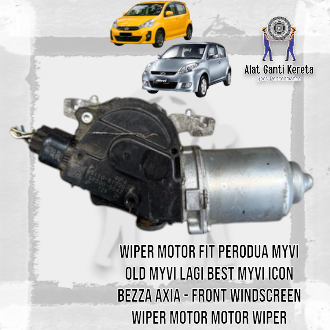 WIPER MOTOR FIT PERODUA MYVI OLD MYVI LAGI BEST MYVI ICON BEZZA AXIA ...