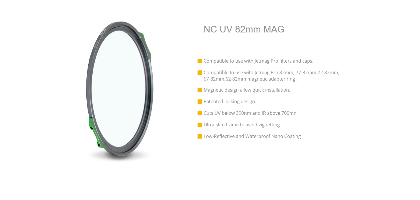 NiSi JetMag Pro NC UV 82mm MAG Magnetic Filter | Shopee Malaysia